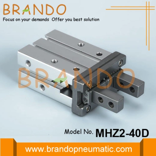 SMC Type MHZ2-40D Parallel Type Pneumatic Gripper Cylinder China Manufacturers Suppliers Factory ...